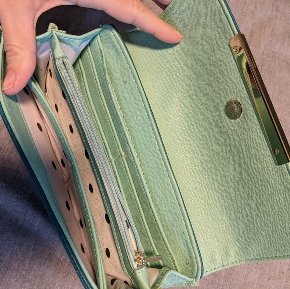Bags | Teal Wallet | Poshmark